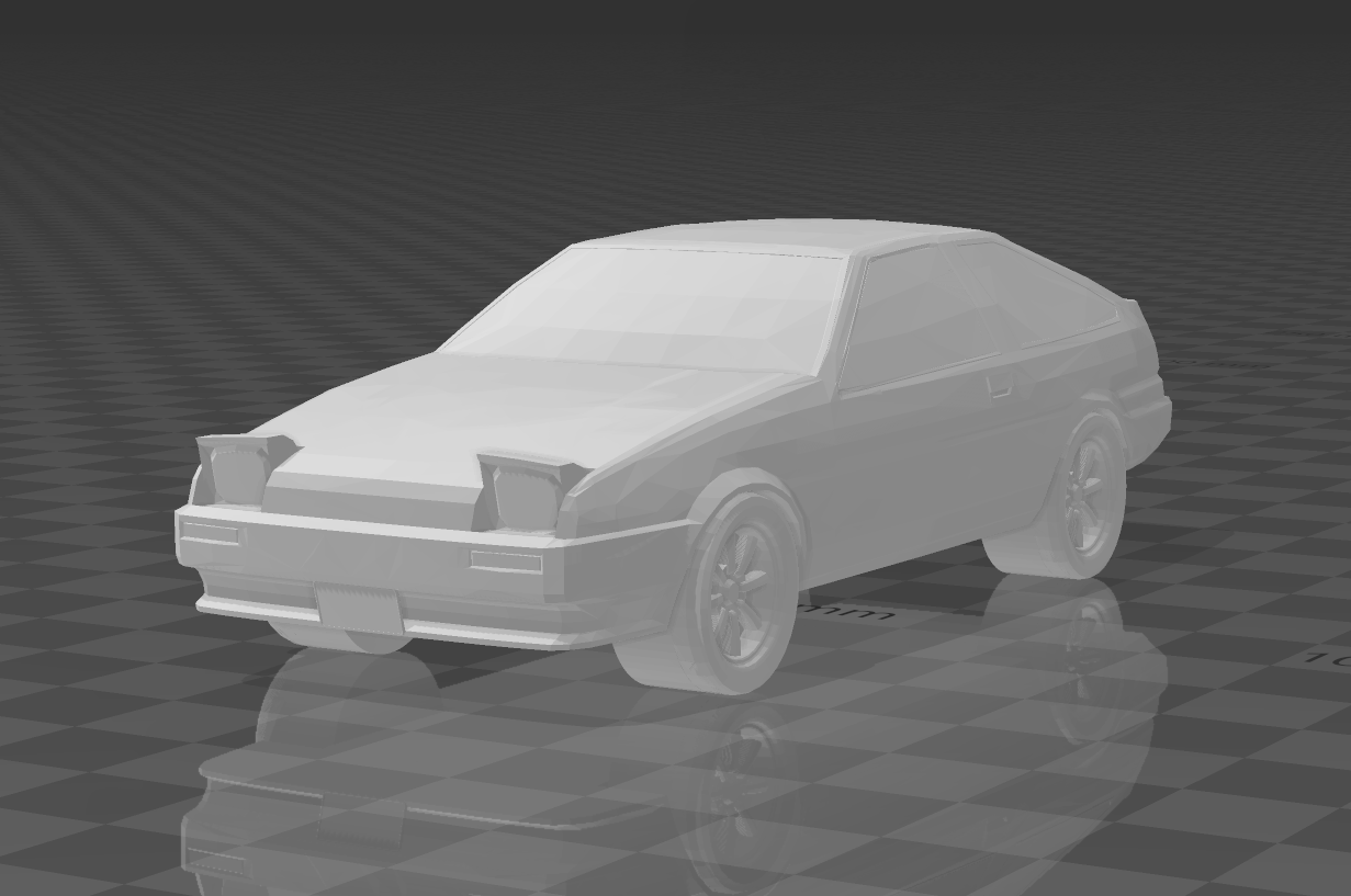 AE86 Toyota Corolla Trueno by Manifold3D | Download free STL model ...