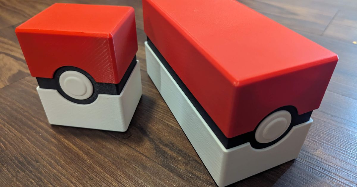 Extended Pokemon Card Box by kfernald | Download free STL model ...
