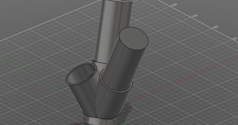 1.5 inch Schedule 10 Cutout Template For 3-1 Merge by Venture_3D ...