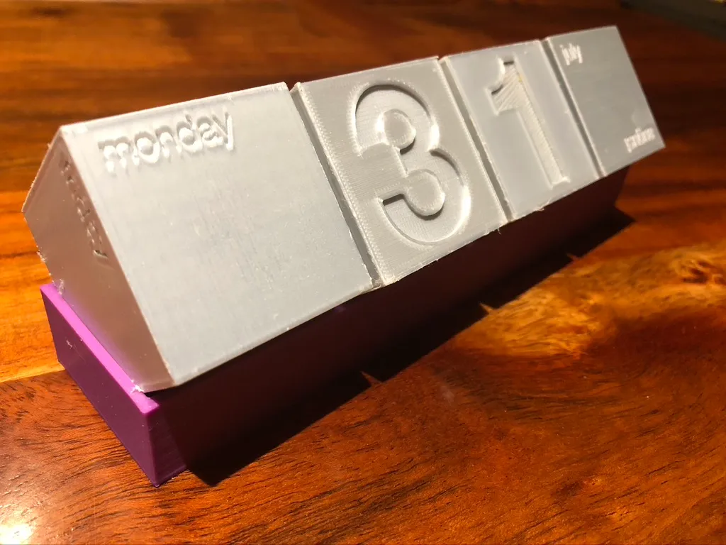 Perpetual Cube Calendar by gfretz | Download free STL model ...