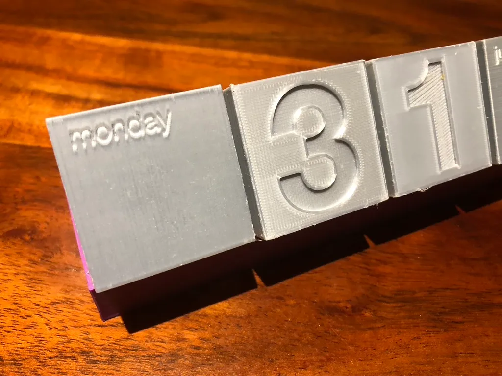 Perpetual Cube Calendar by gfretz | Download free STL model ...