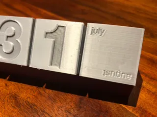 Perpetual Cube Calendar by gfretz | Download free STL model ...