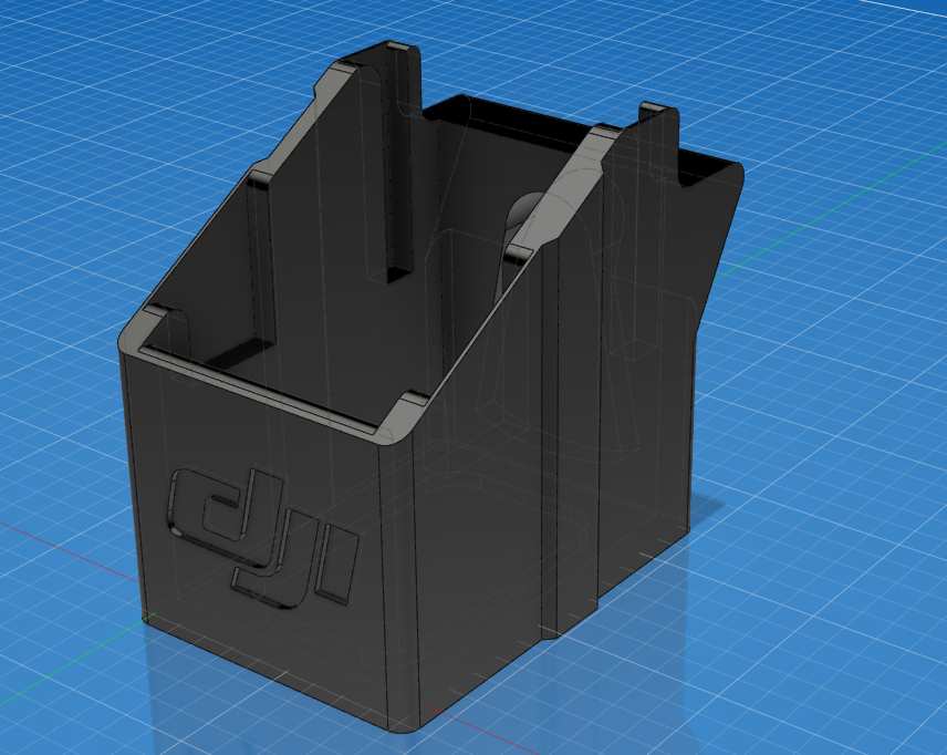 DJI FPV Drone - Battery Case / Hub by Florian B. | Download free STL ...