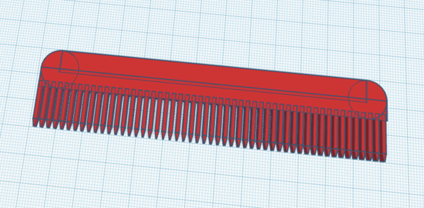 Basic comb (works great) by LargeMollusk91_3D | Download free STL model ...