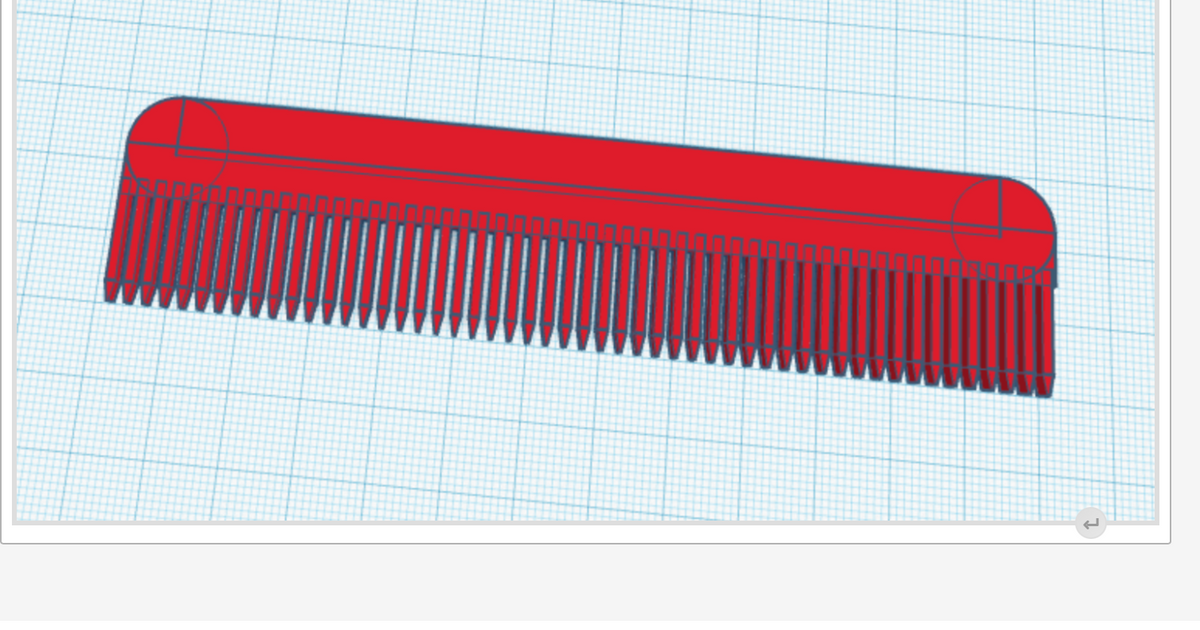 Basic comb (works great) by LargeMollusk91_3D | Download free STL model ...