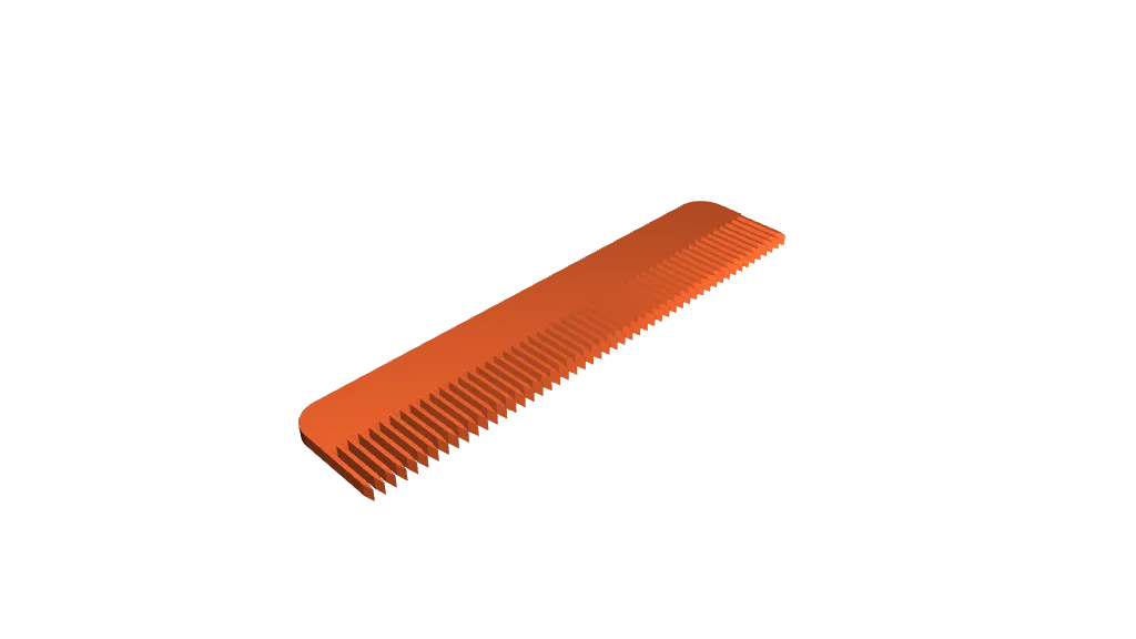 Basic comb (works great) by LargeMollusk91_3D | Download free STL model ...