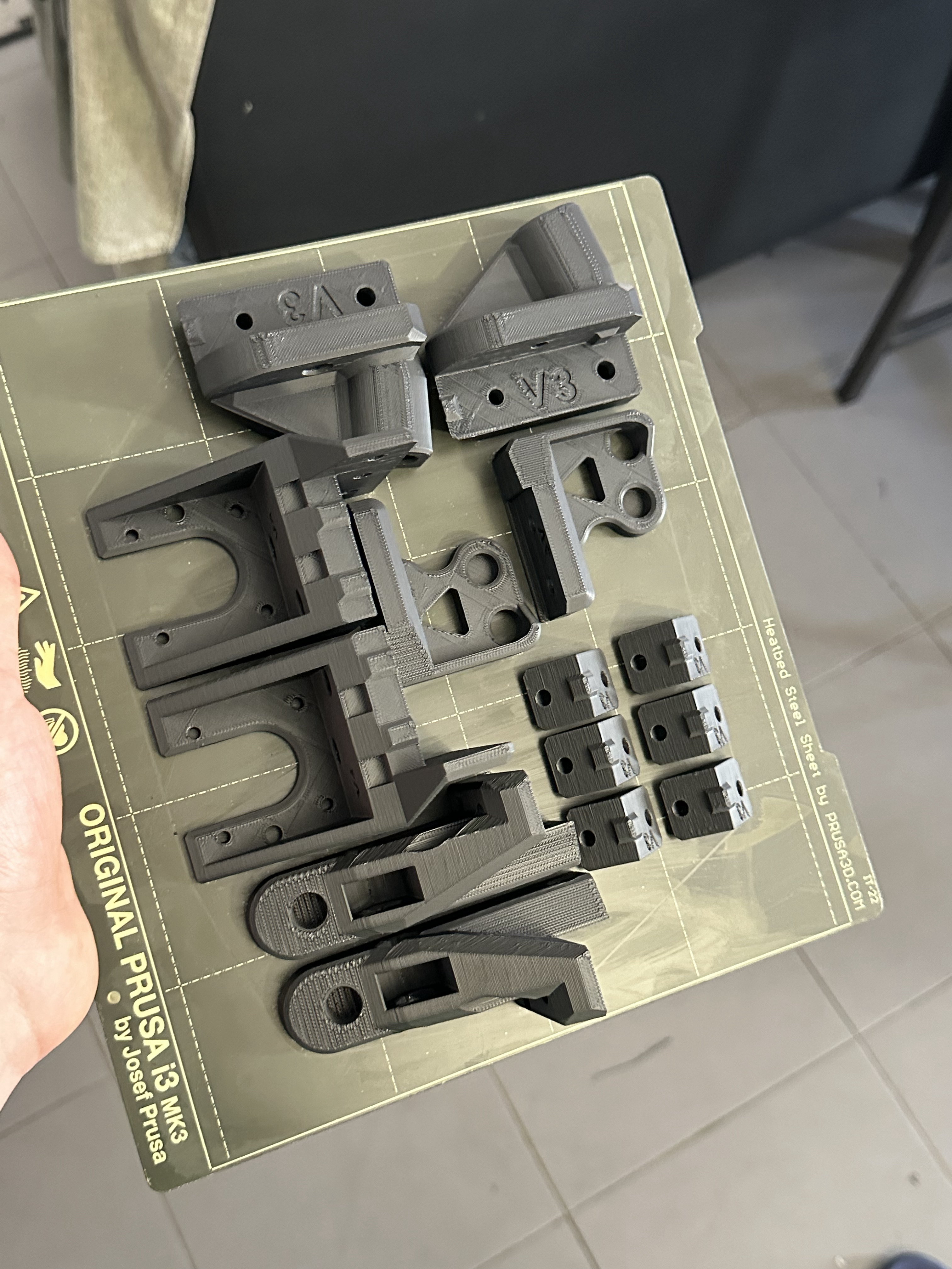 Prusa MK3/MK3s/MK3S+ with Z rods Ø10mm X lineal rail by Anubis_3D ...