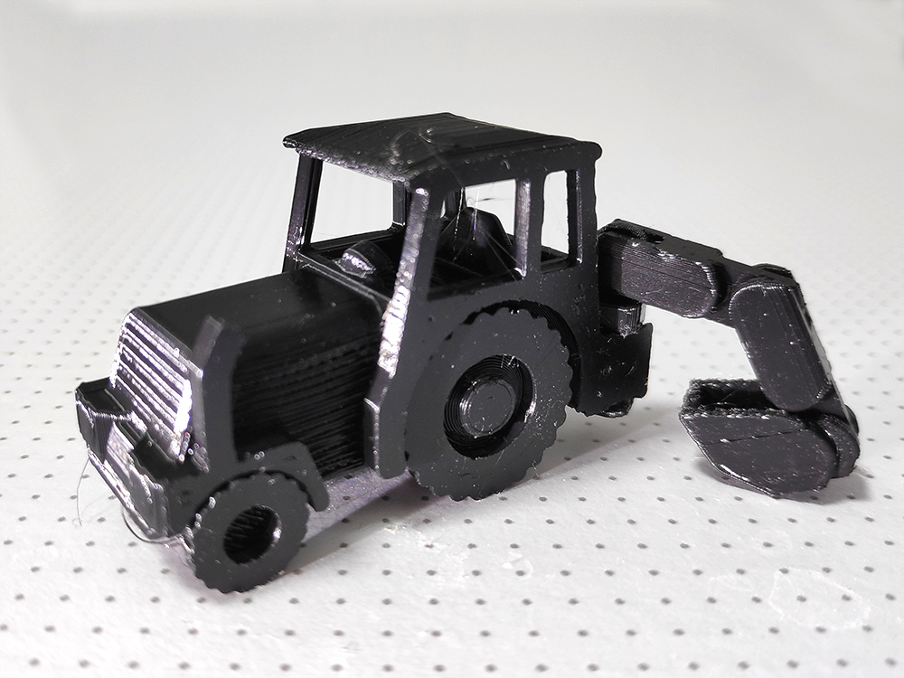 Flexi excavator (printed in one piece without supports) by Kagarov ...