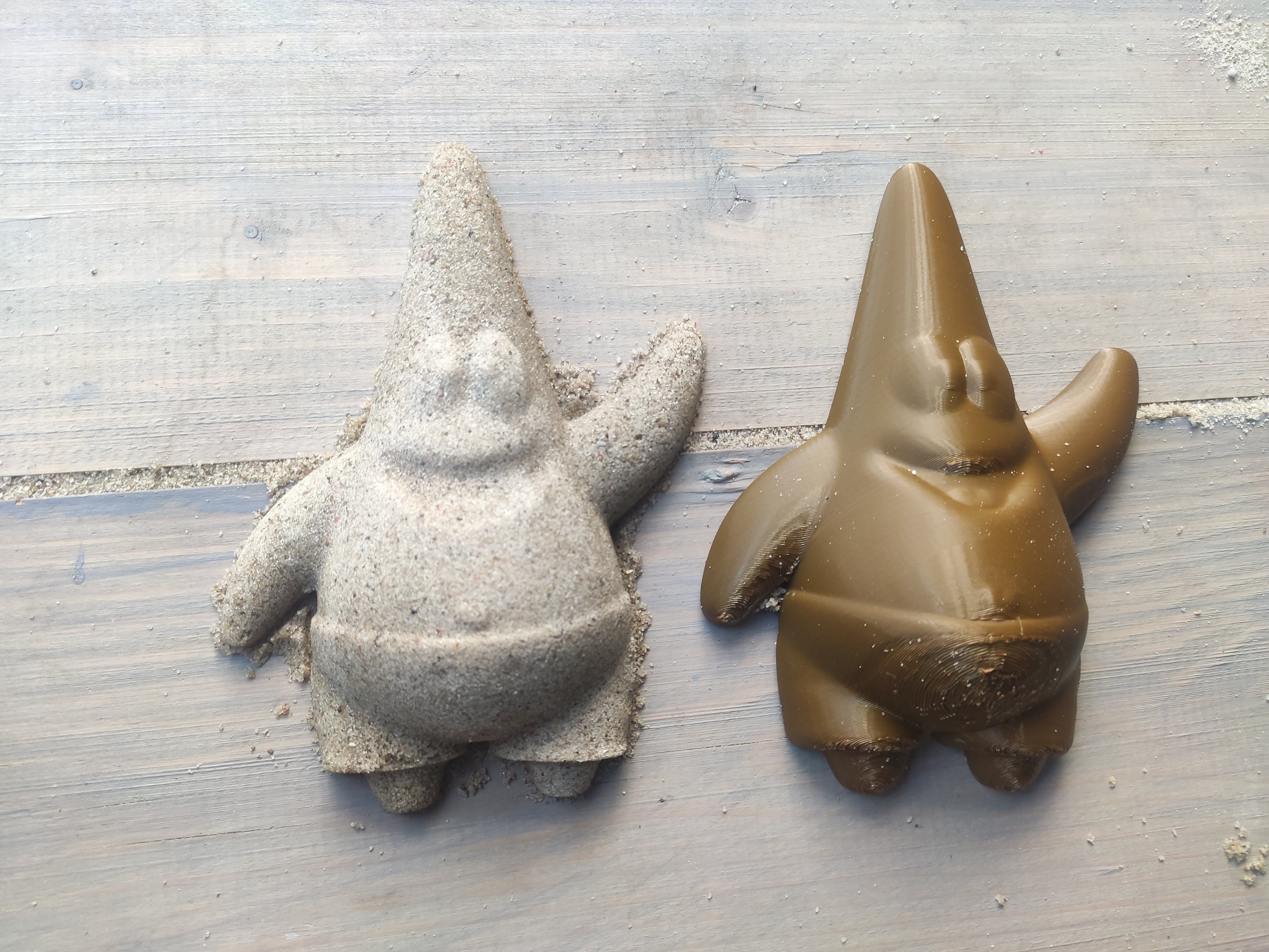 Patrick Star - sand mold by Sevro | Download free STL model ...