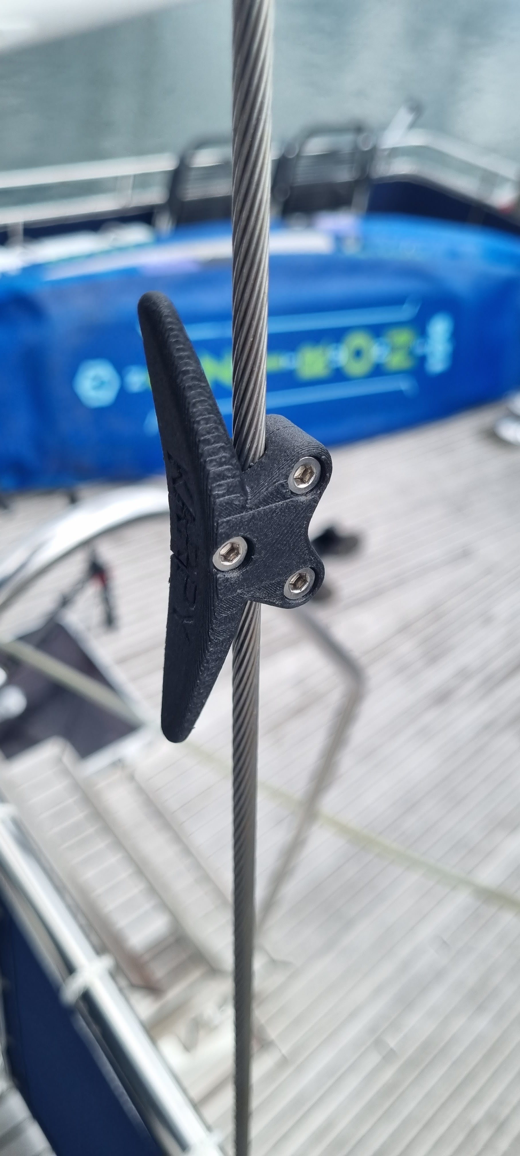Signal flag cleat wire clamp by lahn92 | Download free STL model ...
