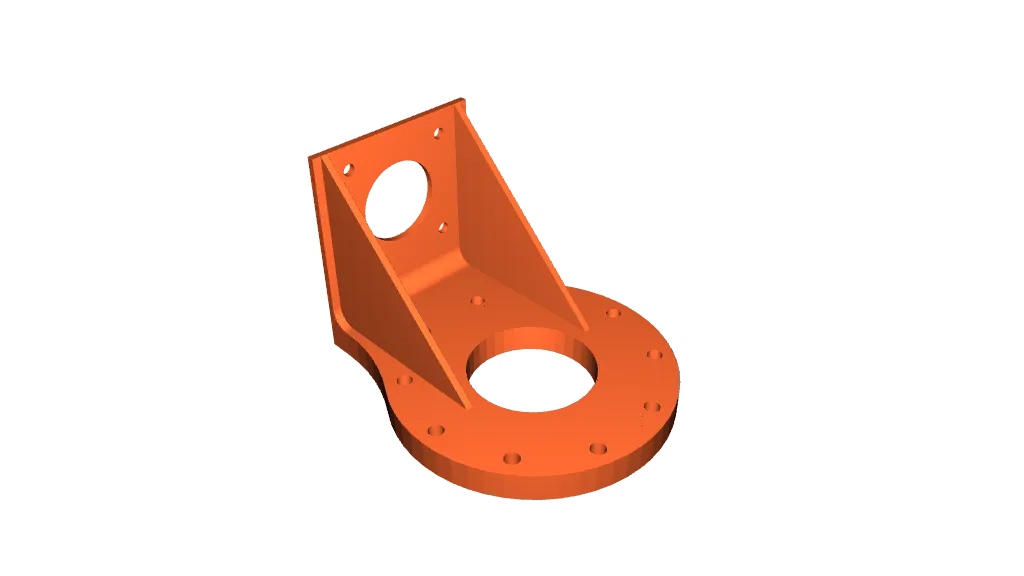 V2 Extruder Arm Robot Flange by H.Zentani | Download free STL model ...