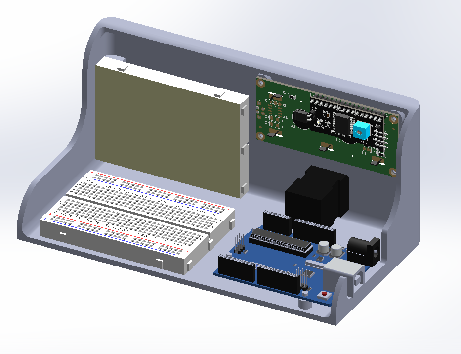 Arduino Fingerprint Reader Case by H.Zentani | Download free STL model ...