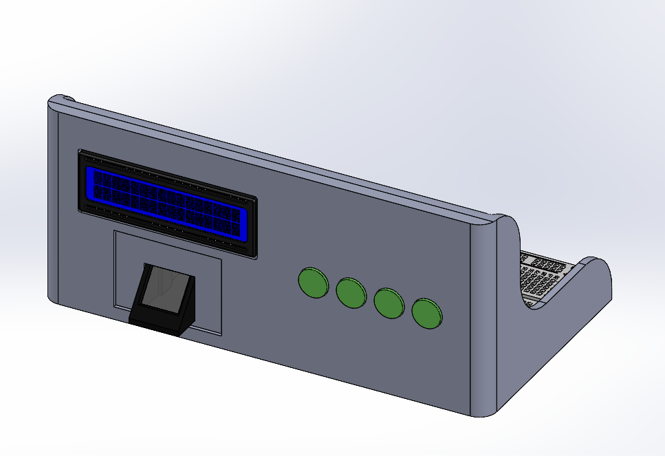 Arduino Fingerprint Reader Case By Hzentani Download Free Stl Model 
