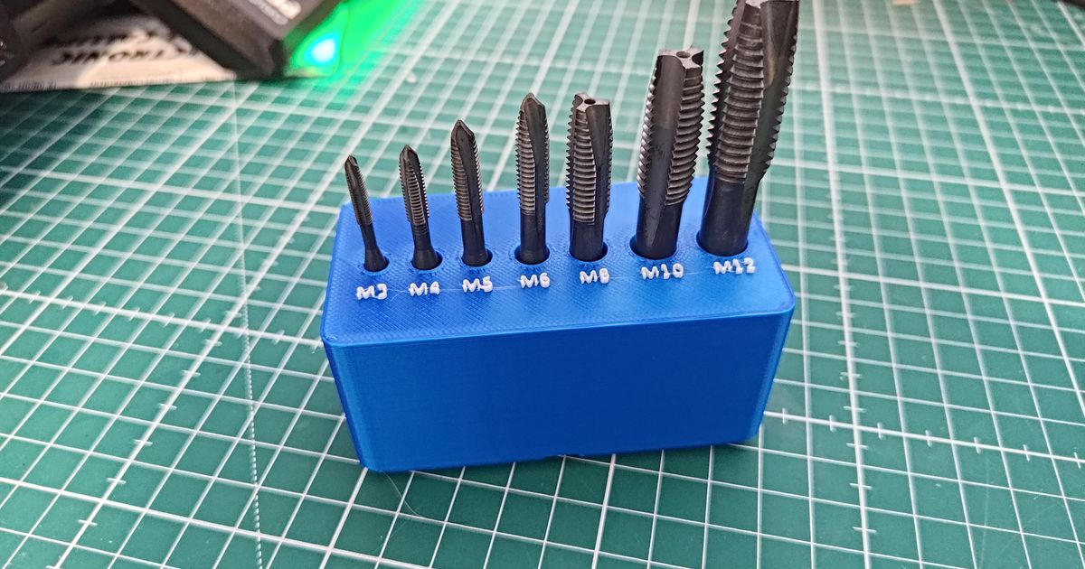 Gridfinity Tap Tool Storage by nurdok | Download free STL model ...