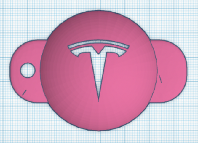 Tesla Logo Golf Ball Marking Stencil Jig by Radiated_burrito | Download ...