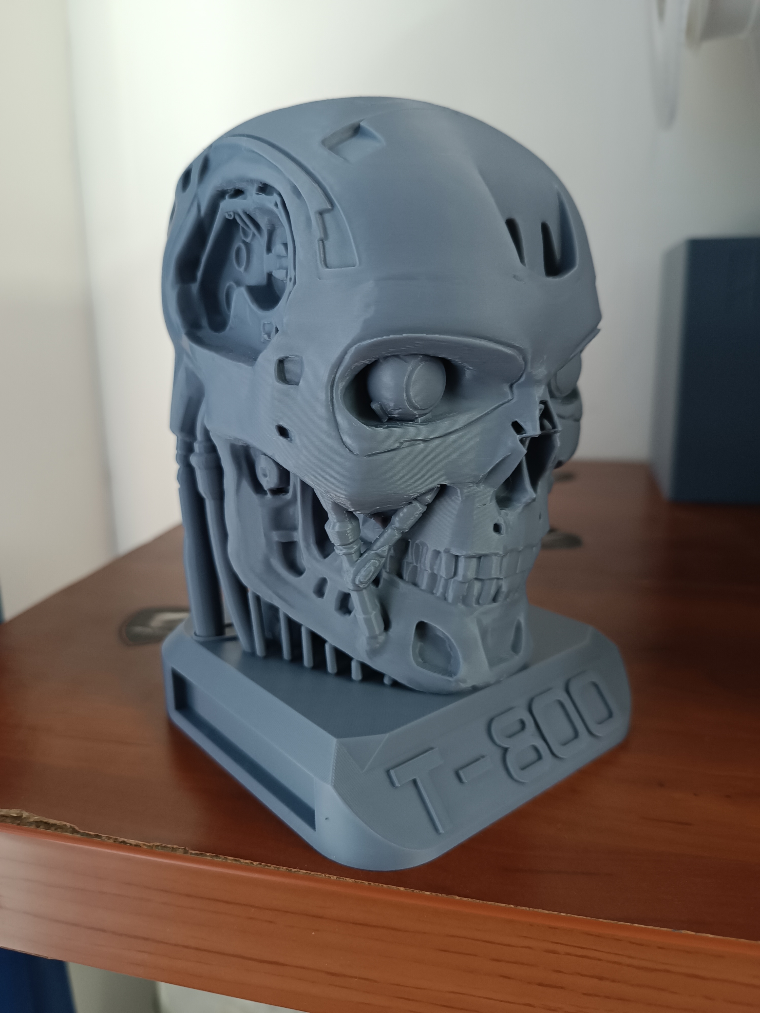 T800 Smooth Terminator Endoskull Printable WithBase (not ExoSkull) by ...