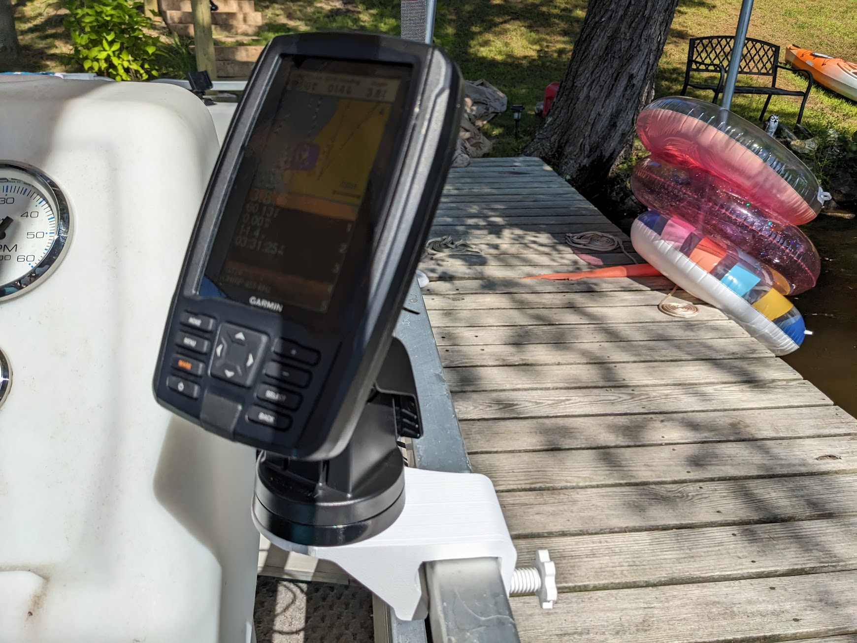 Garmin Echomap 40-series Rail Mount by Taylor Niver | Download free STL ...