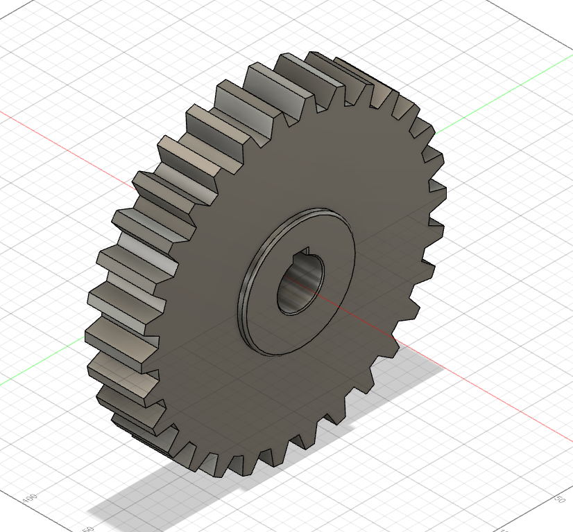Toothed Gear for Shaft by lenci | Download free STL model | Printables.com