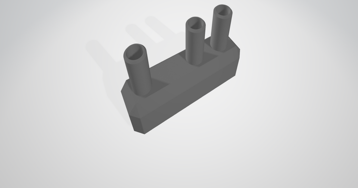 Hose splitter for 7mm ID pipe by l0u0k0e | Download free STL model ...
