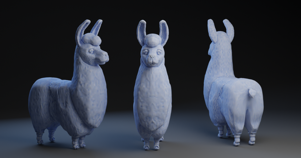 Lama by Peter Farell | Download free STL model | Printables.com