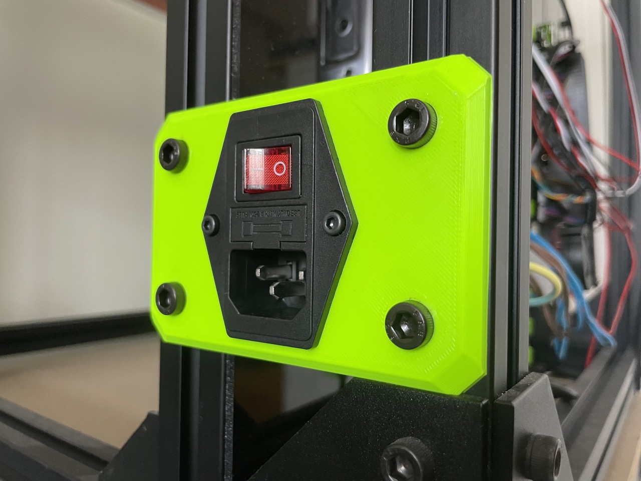 IEC C14 3030 Power Mount for V-Core 3 by jonnyboy_star | Download free ...