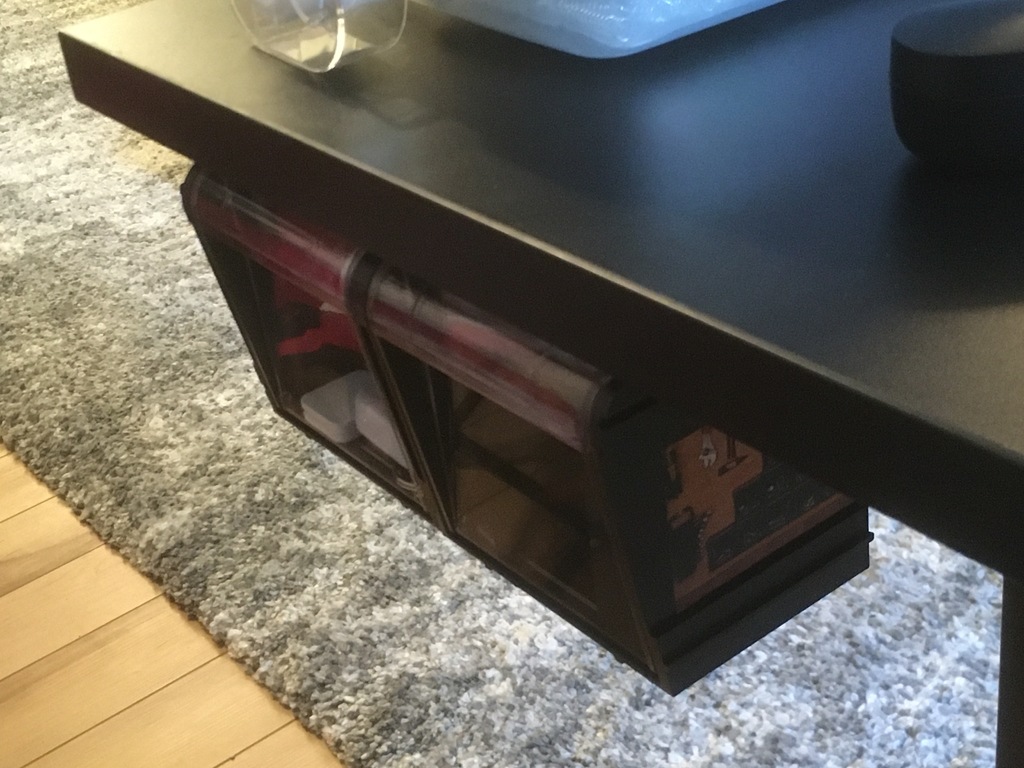 Dovetail mount for Harbor Freight parts bin | 2 VERSIONS by RyanR ...