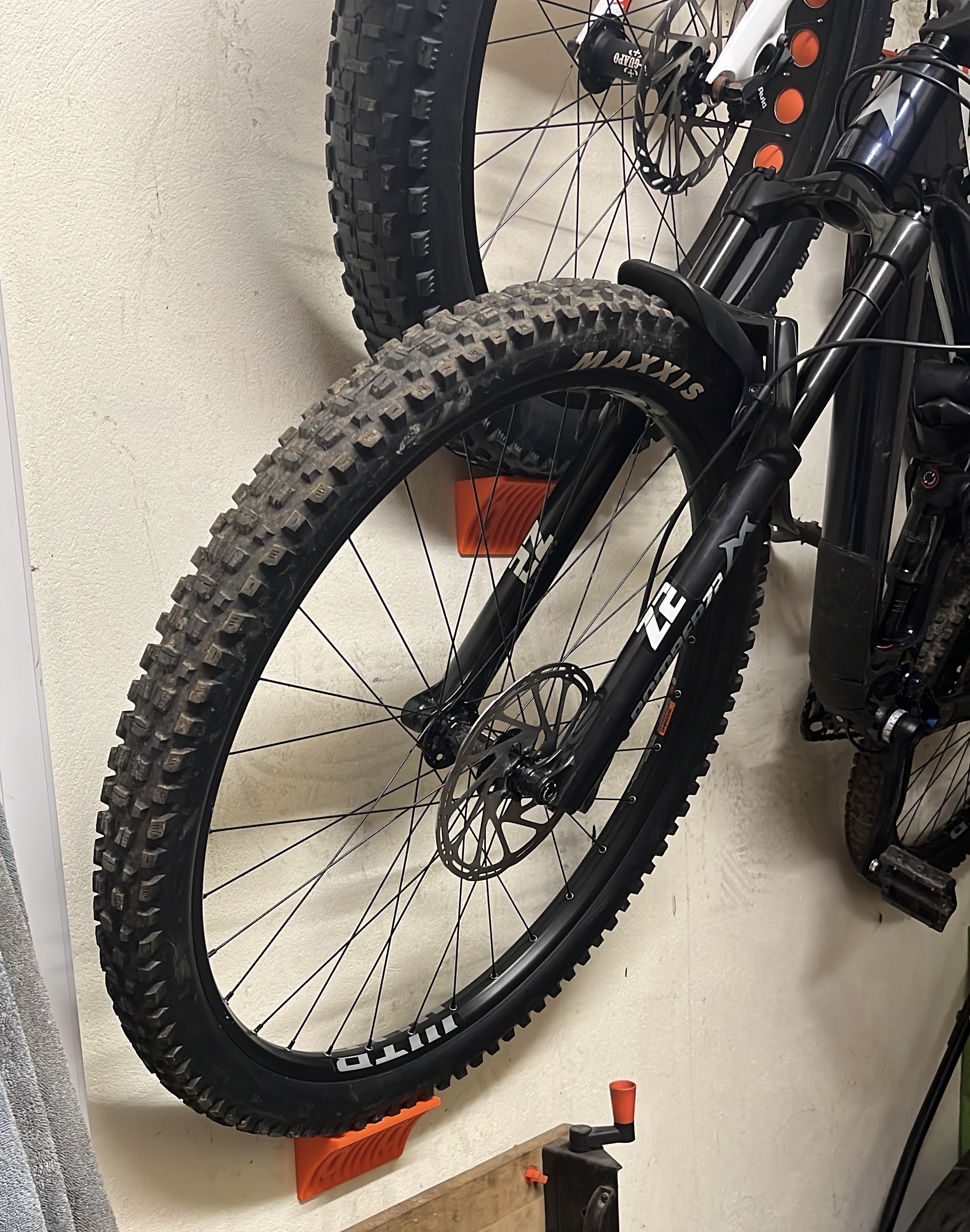 Wall Mounted Bike Wheel Support Plate by JonBoyJones | Download free ...