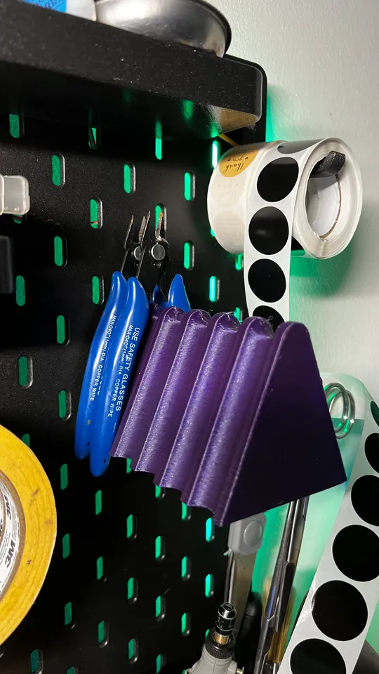 Ikea Skadis snips mount/holder by Maker's Ark | Download free STL model ...