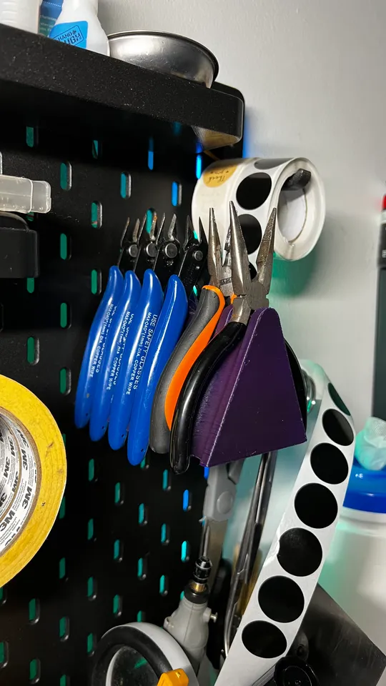 Ikea Skadis snips mount/holder by Maker's Ark | Download free STL model ...