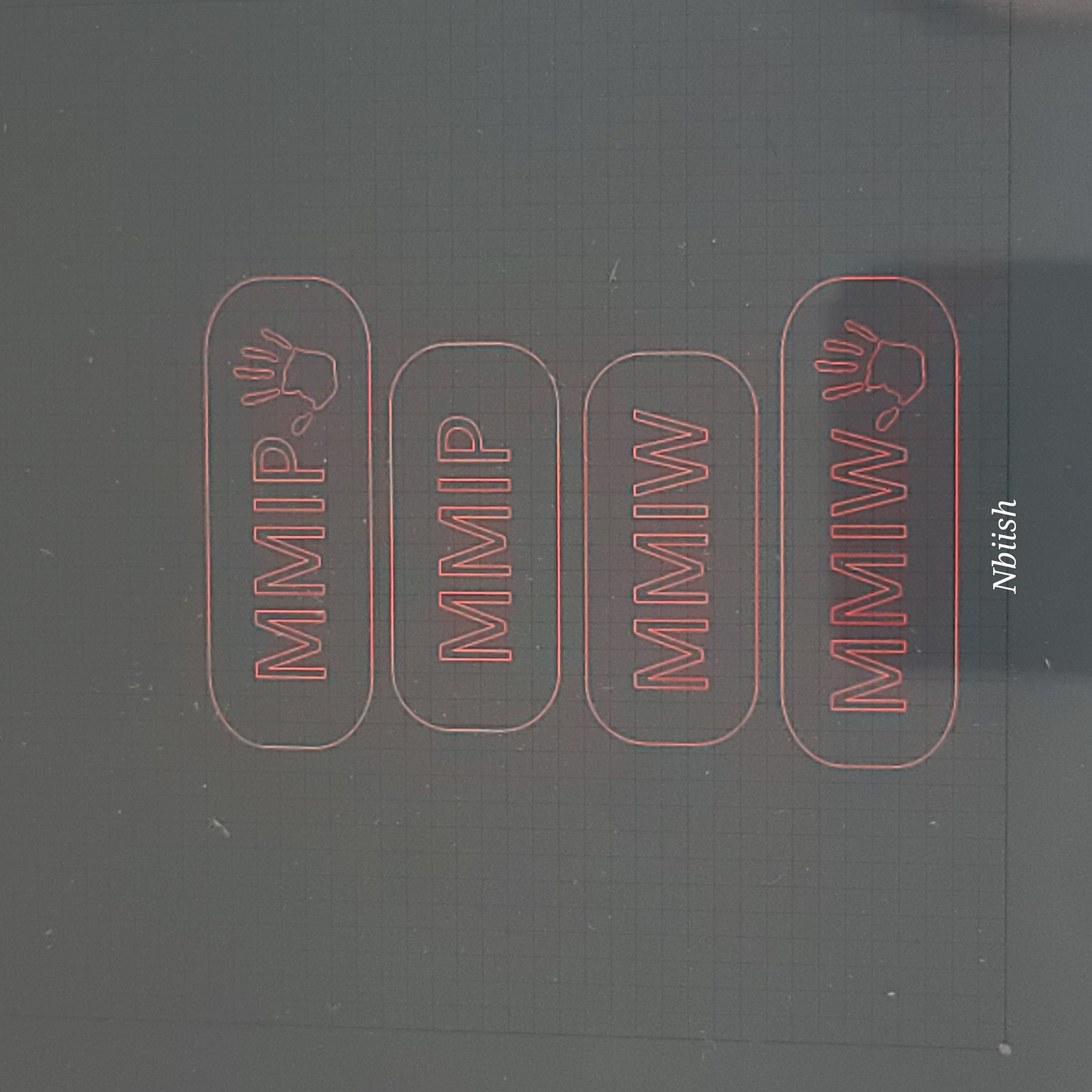 MMIP MMIW Stencils with Handprint for 3d-Printing and Laser-Engraving ...