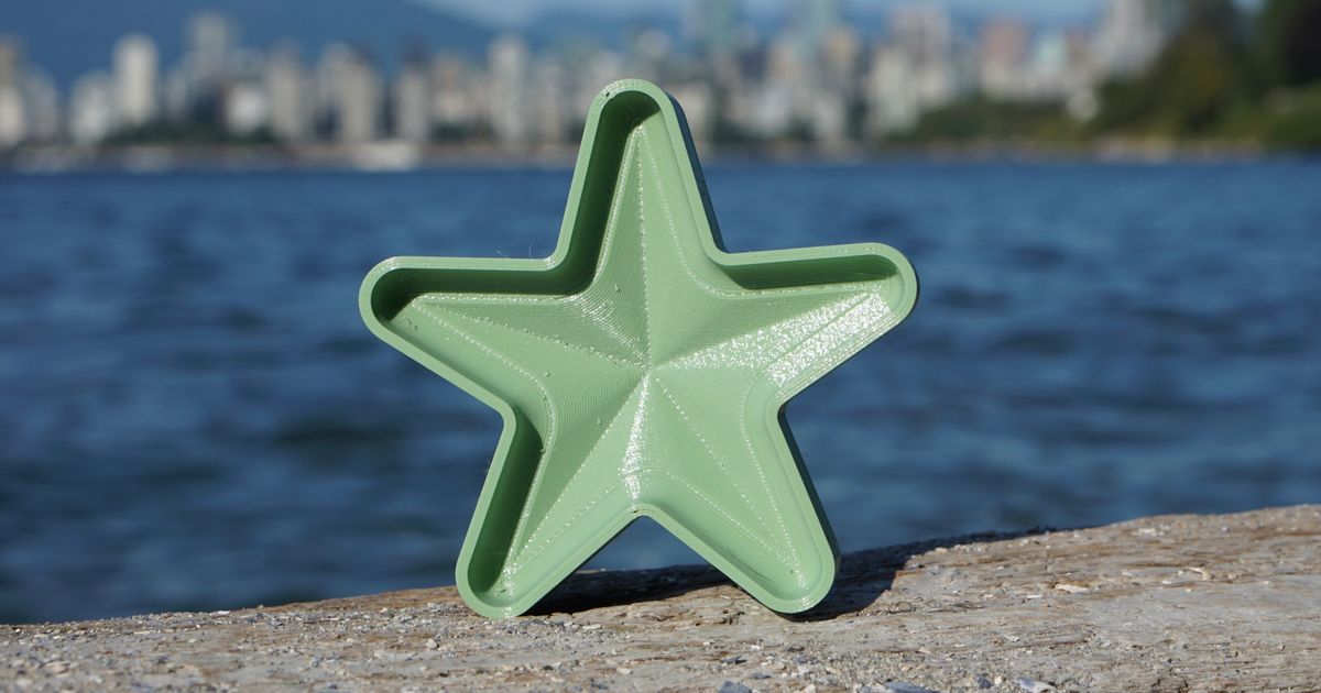 Geometric Starfish Sand Mold by Ian Smith | Download free STL model ...
