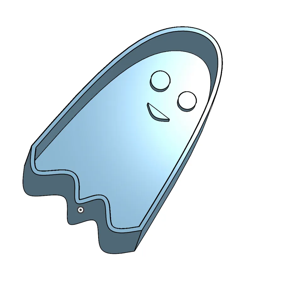 Cute Ghost Sand Mold by Electro Zap | Download free STL model ...