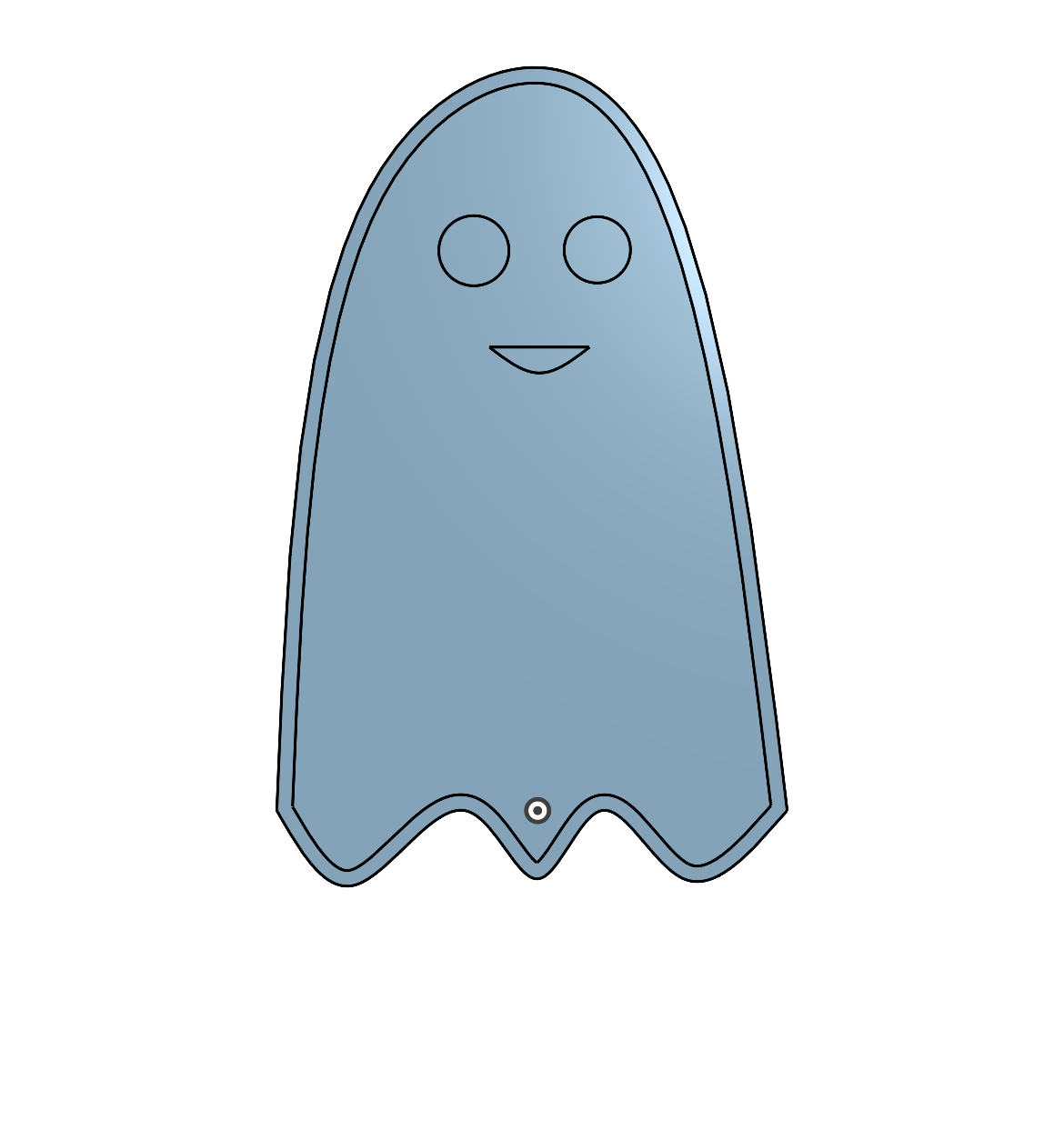 Cute Ghost Sand Mold by Electro Zap | Download free STL model ...