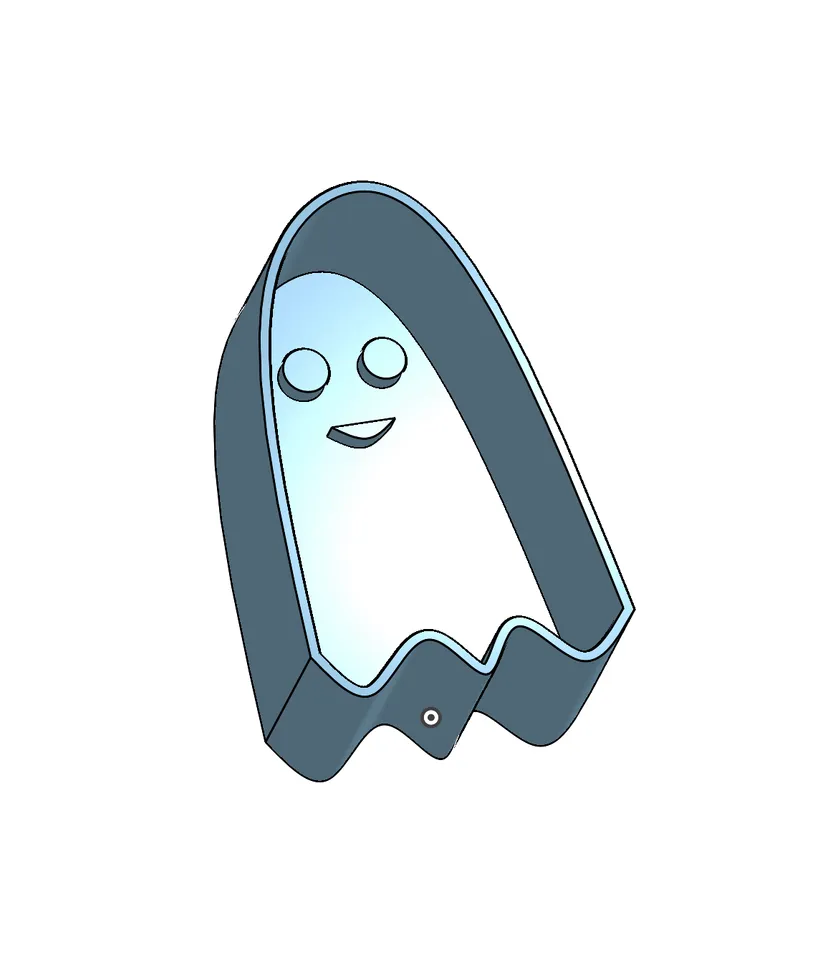 Cute Ghost Sand Mold by Electro Zap | Download free STL model ...