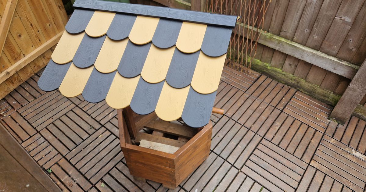 Roof tile with wood texture by Martin | Download free STL model ...