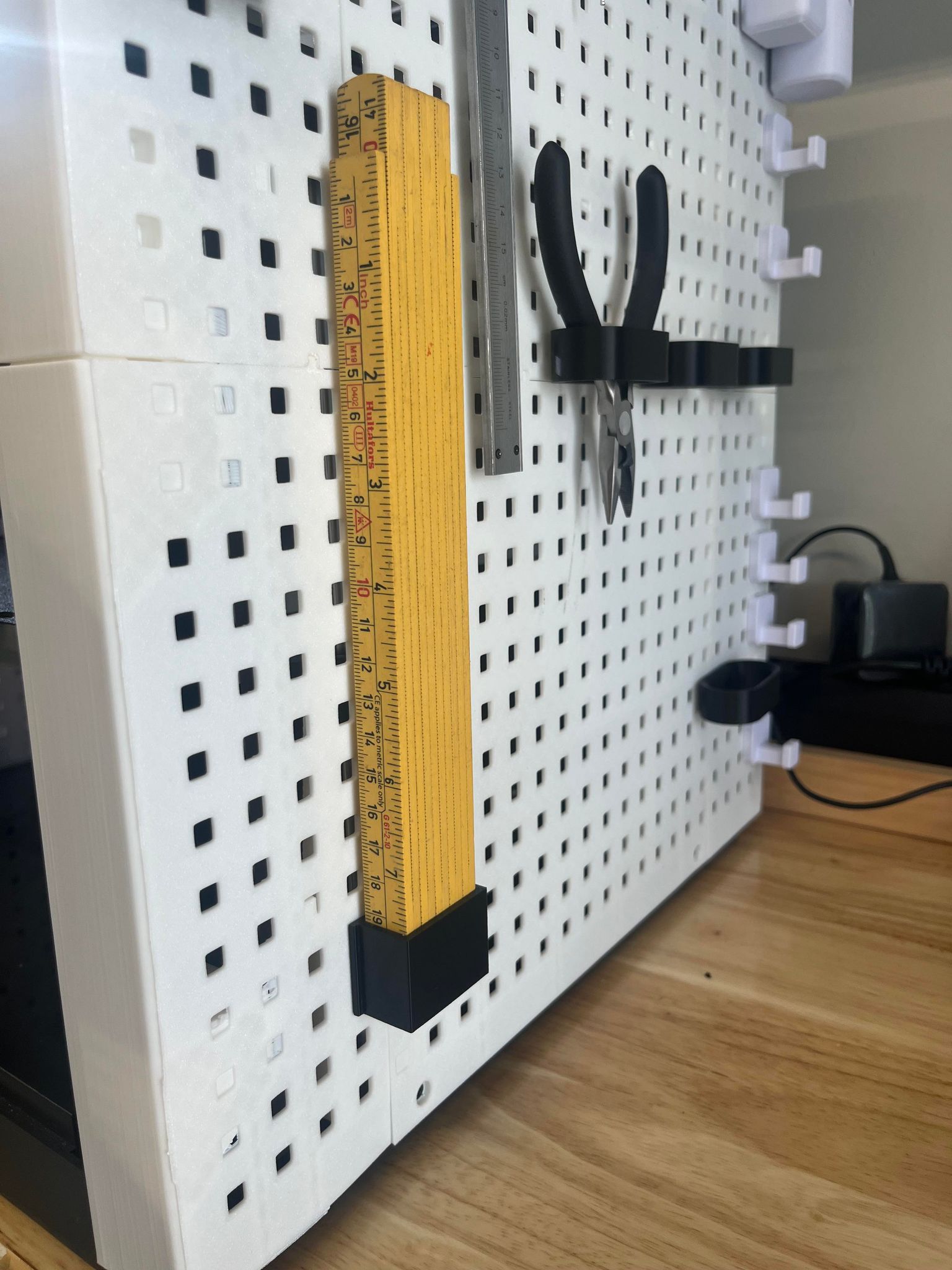 P1P pegboard ruler holder by Tmprint | Download free STL model ...