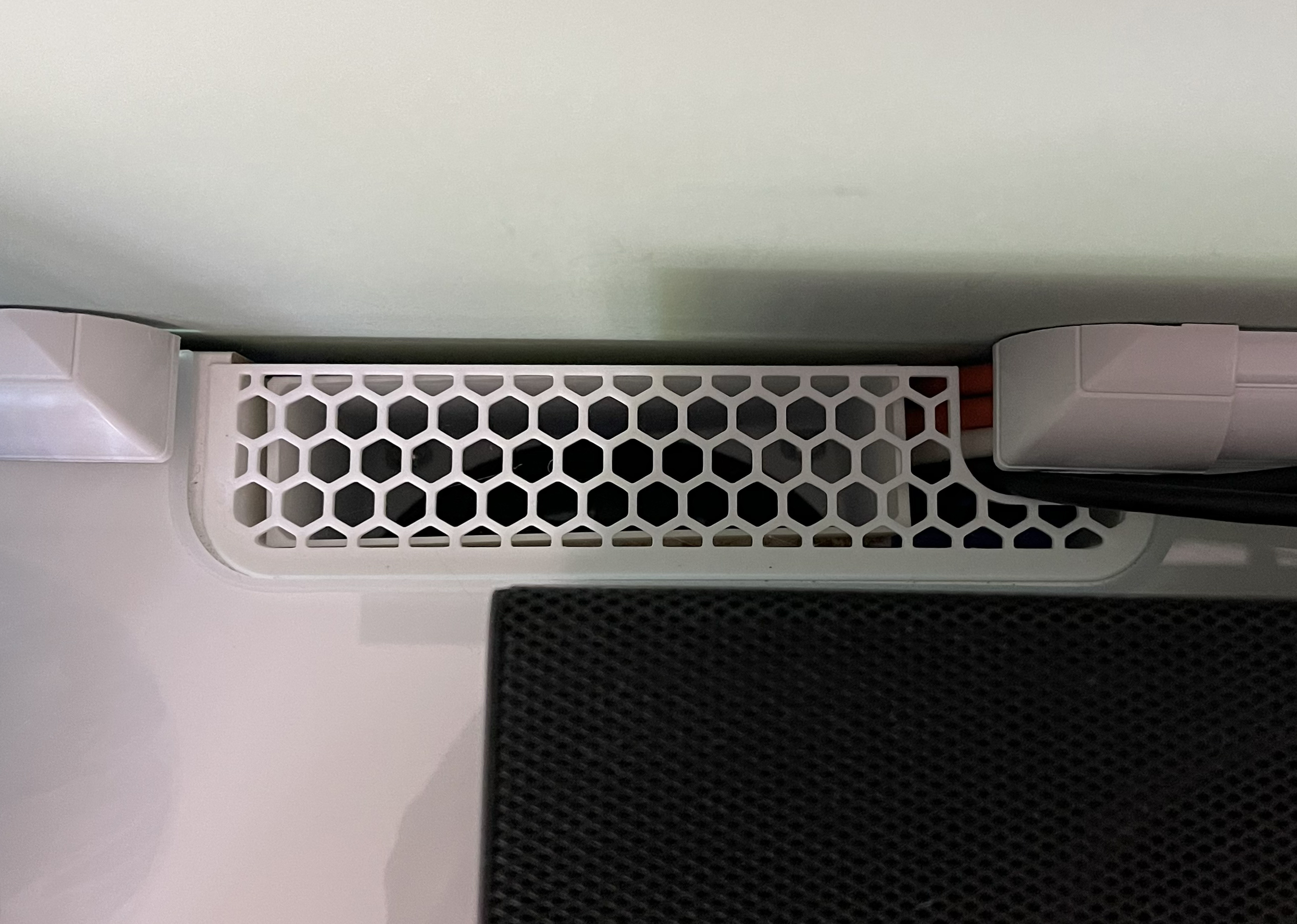 BESTÅ TV Bench - Vented Cable Grommet by annaglyph | Download free STL ...