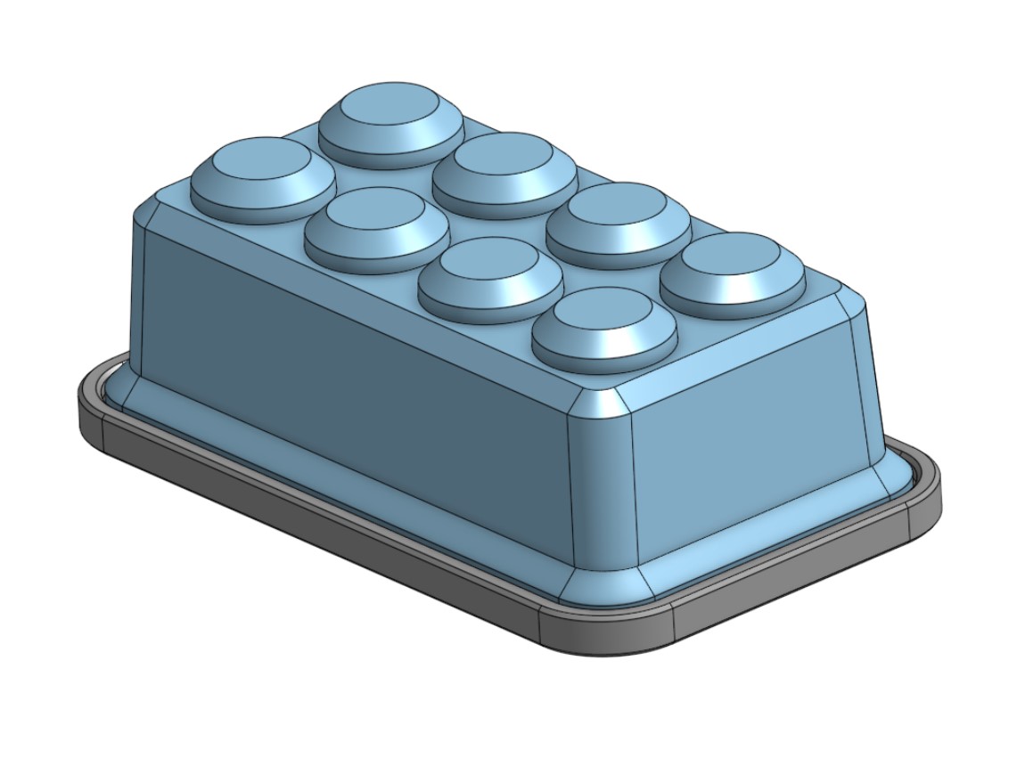 Sandmold for STACKABLE studded Sandbricks by Alex_and_Tonic | Download ...