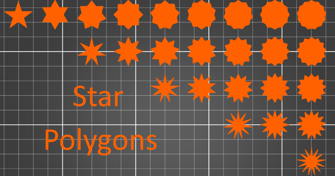 Star Polygons a.k.a. Polygrams by Slablaadje | Download free STL model ...