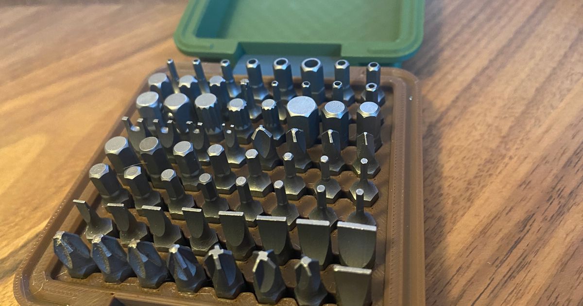 Screw Bit Box by TheSameNameTwice | Download free STL model ...