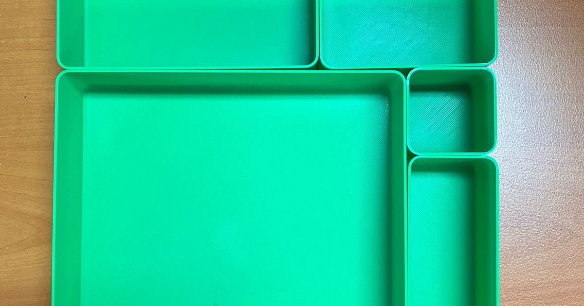 Simple Draw Insert / Organizer Trays by Butcher9_9 | Download free STL ...