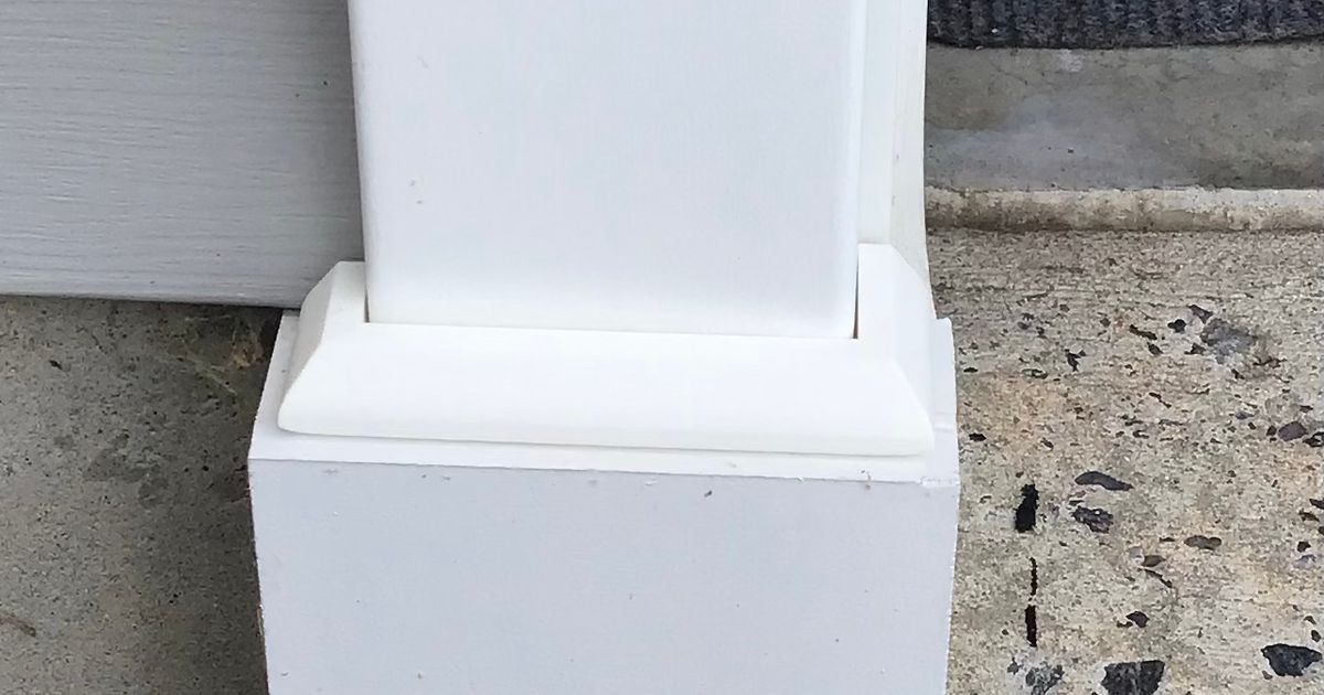 moulding cap trim for columns by freddog | Download free STL model ...