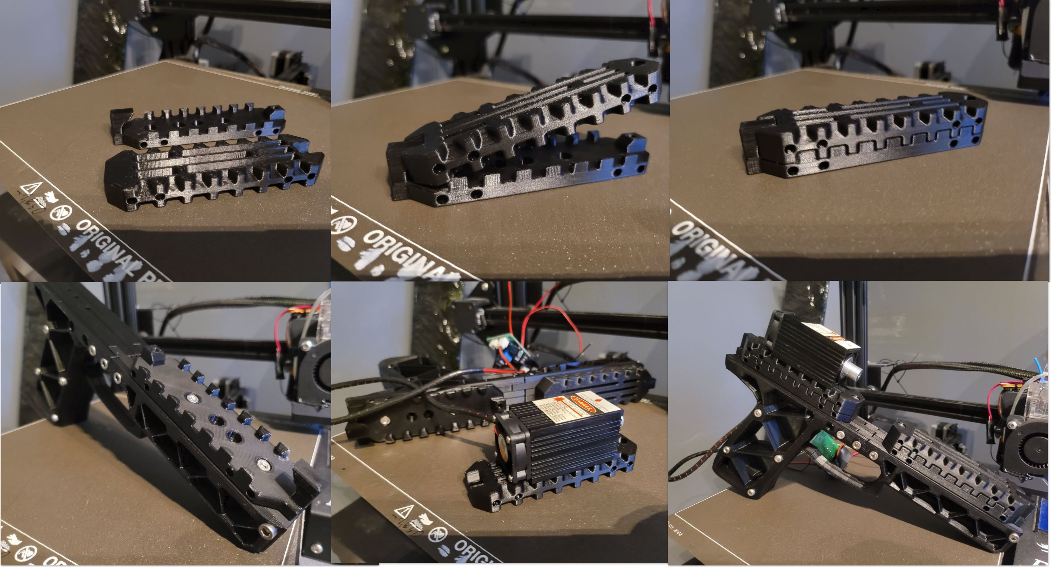 Laser Gun Frame Prototype by Piro | Download free STL model ...