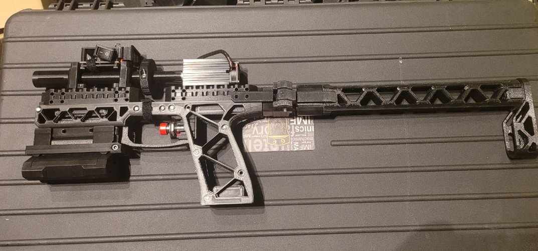 Laser Gun Frame Prototype by Piro | Download free STL model ...