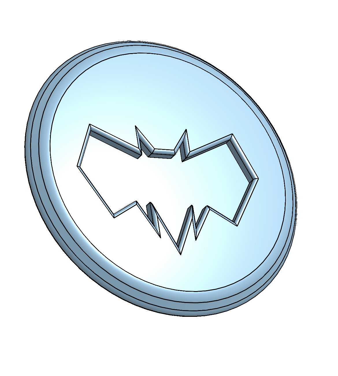 Bat Coin by Electro Zap | Download free STL model | Printables.com