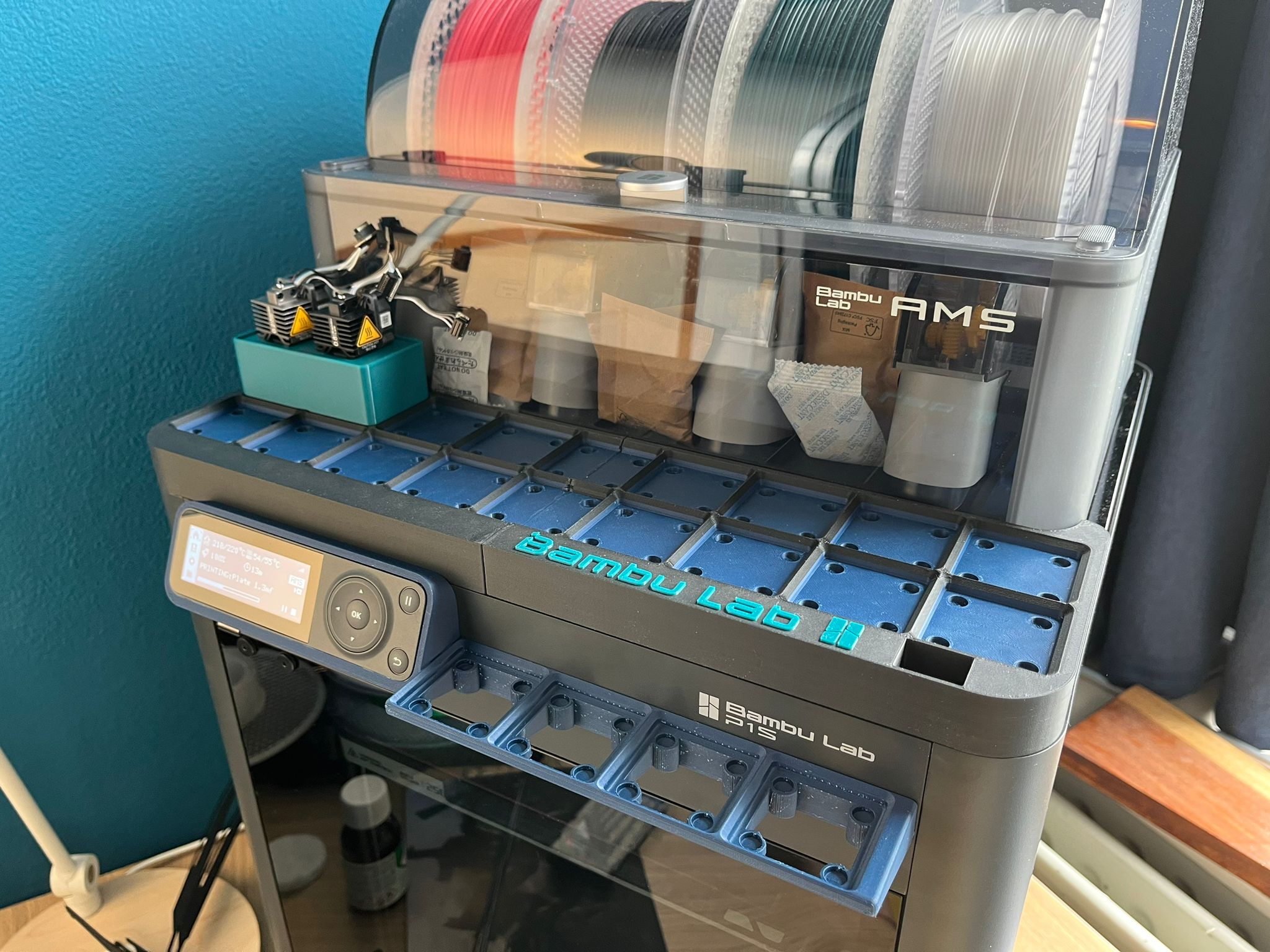 Bambu Lab P1S Gridfinity Base by LuukvdBeemt | Download free STL model ...