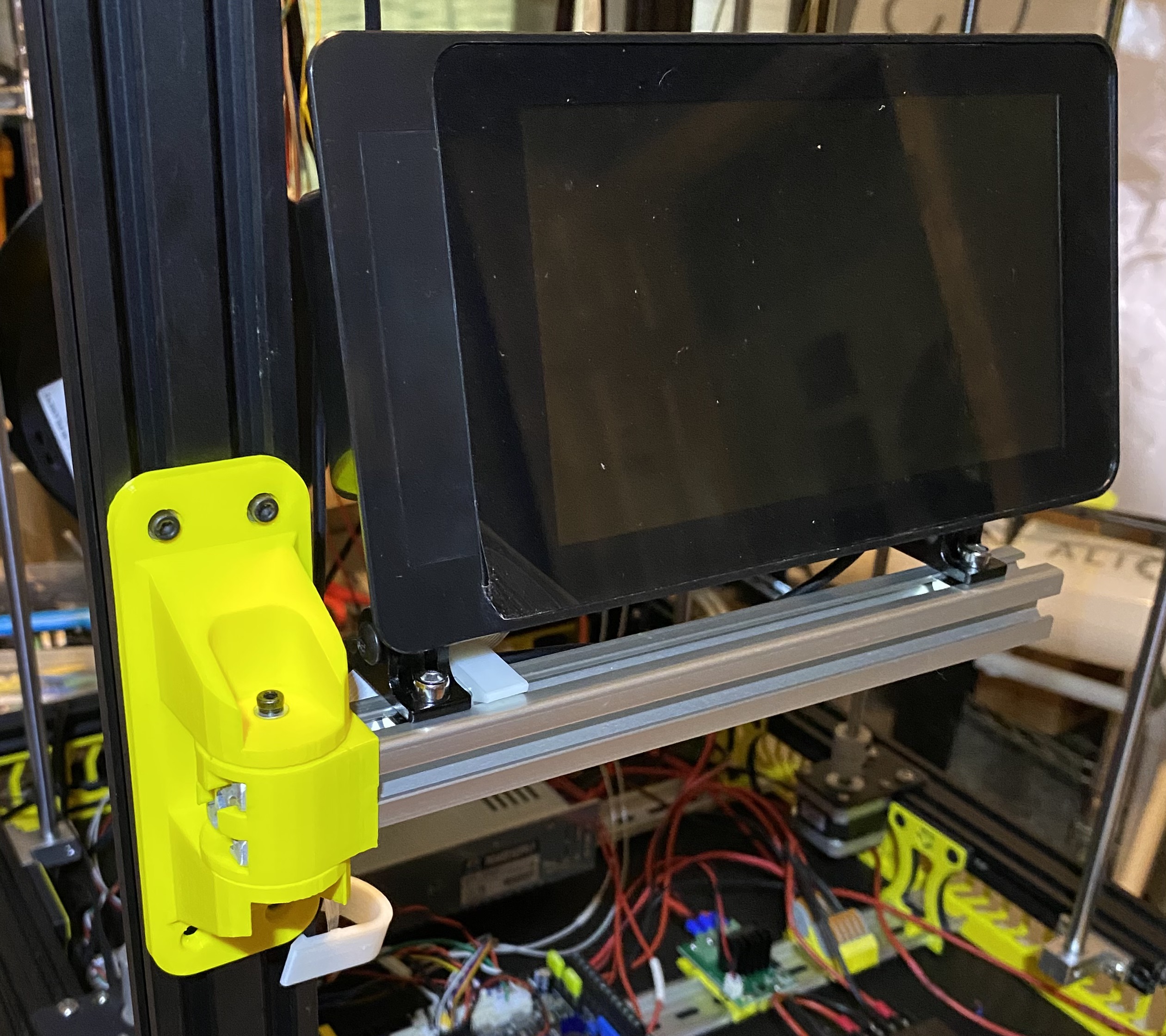 2040 mounting arm pivot hinge for 3d printer screen by willnewton ...