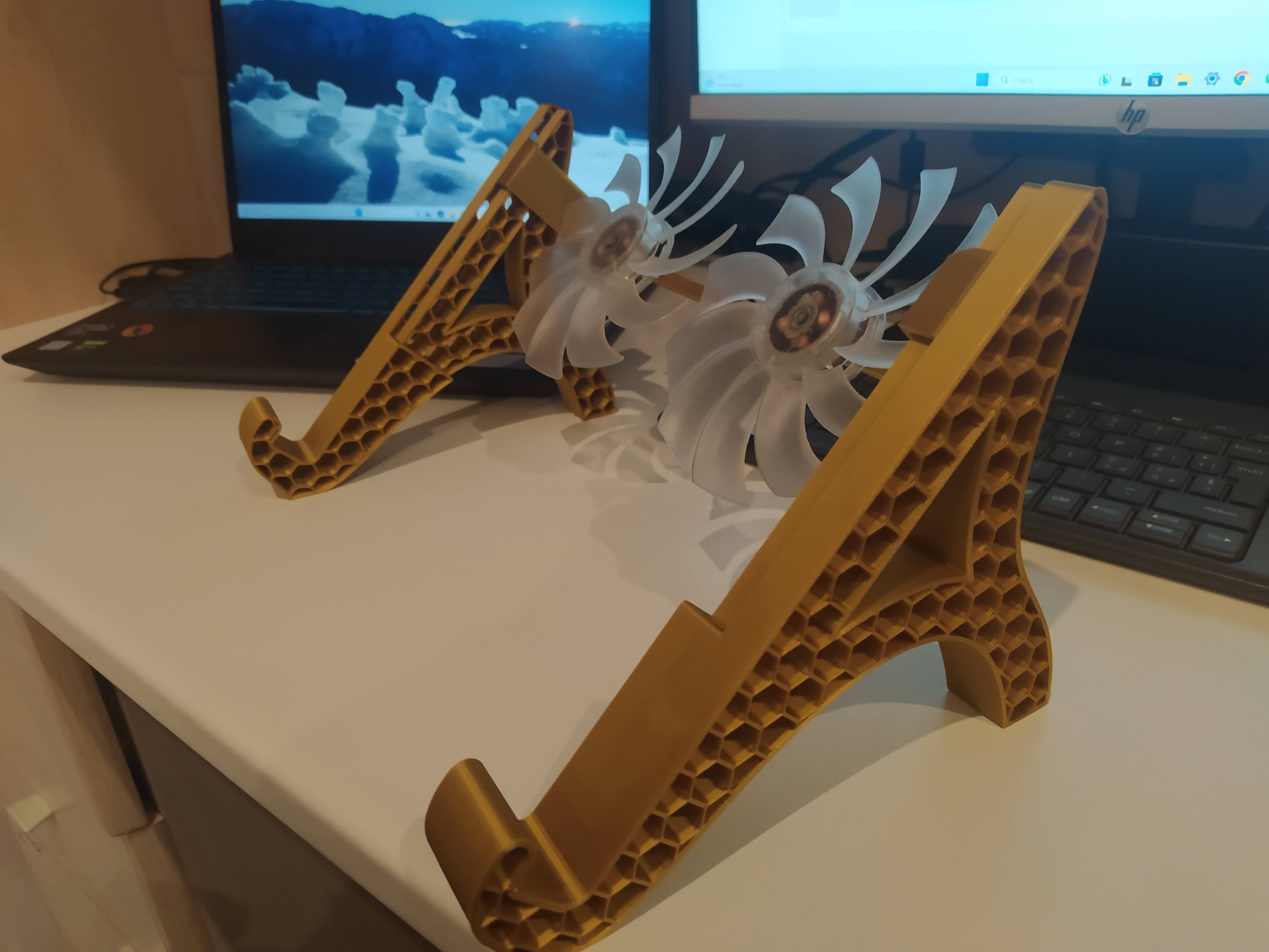 Pc stand + fans by lorenzo pisoni | Download free STL model ...