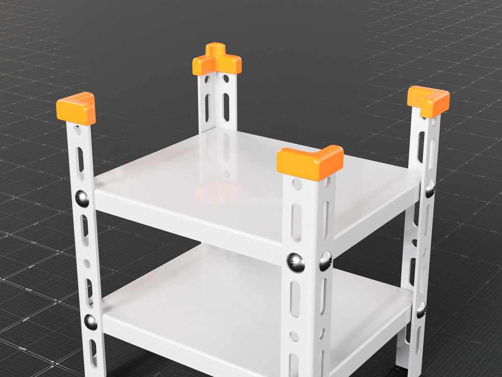 Metal shelf protection by dantech | Download free STL model ...