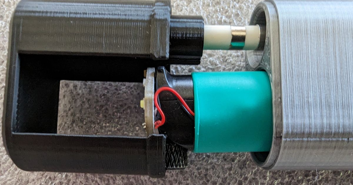 Remix of the lid to fit a modified Pinecil with LED light ring by ...